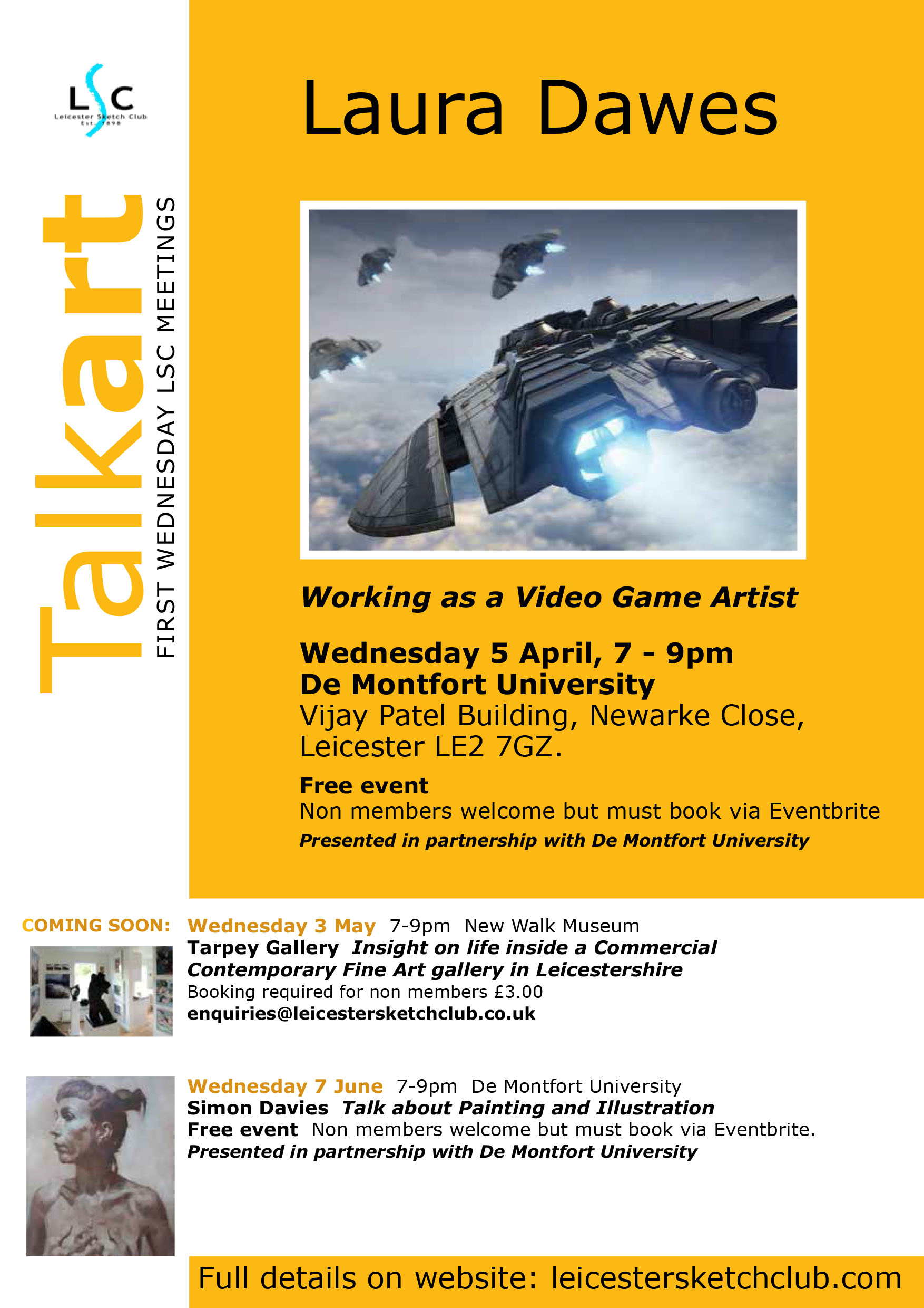 Laura Dawes – Talk: Working as a Video Game Artist – Leicester Gallery